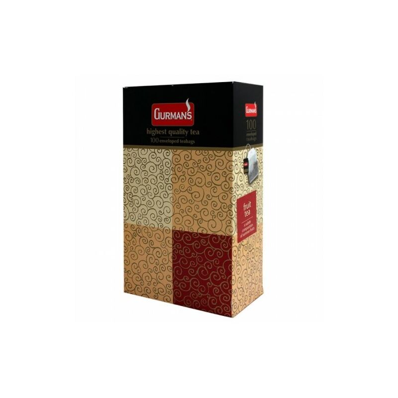 Pakeliais arbata GURMAN'S FRUIT su siūlu vokelyje 2g x 100vnt.