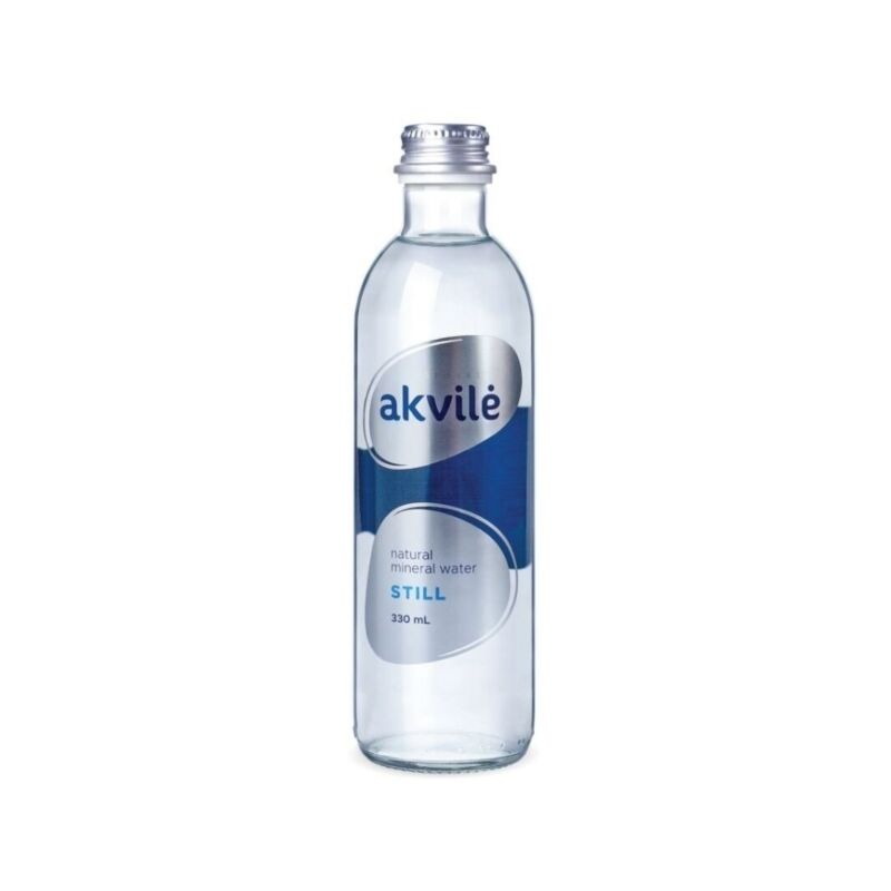Mineralinis vanduo Akvilė skile neg. 330 ml